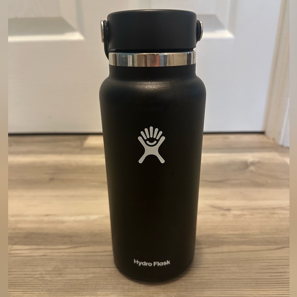 Hydro Flask | Dining | Hydro Flask Wide Mouth Water Bottle Black ...